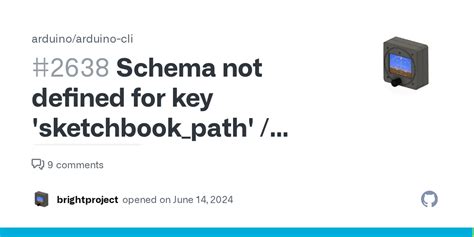 Schema Not Defined For Key Sketchbookpath `monitor` Command Now