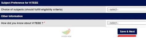 How To Fill Viteee Application Form 2025 Registration Process