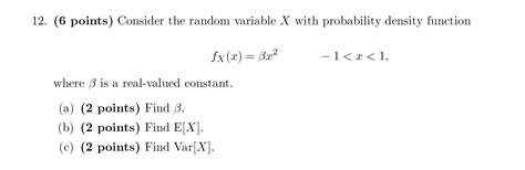 solved 12 6 points consider the random variable x with