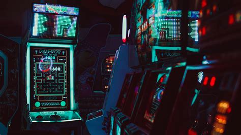 Pac Man Arcade Machine Retro Games Wallpaper Pixiewall