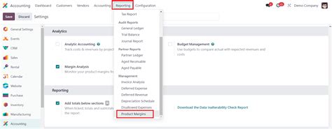 An Overview Of Invoice And Product Margin Analysis In Odoo 17 Accounting