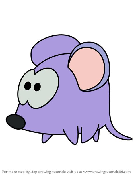 How To Draw Mouse From Om Nom Stories Om Nom Stories Step By Step