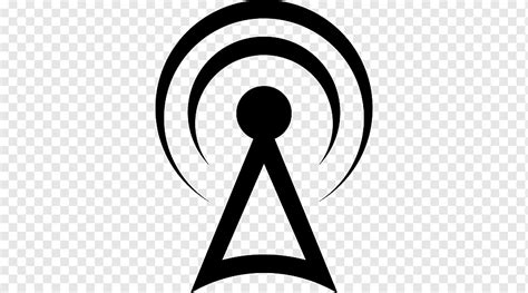 Computer Icons Signal Signal Transmitting Station Computer Network Computer Monochrome Png
