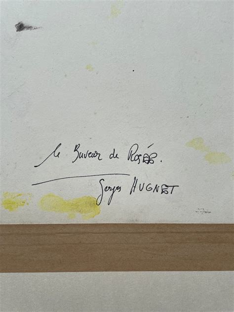 Proantic Georges Hugnet 1904 1974 Surrealist Ink On Paper