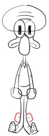 Step By Step Lesson How To Draw Squidward Tentacles From Spongebob Squarepants Page 2 How