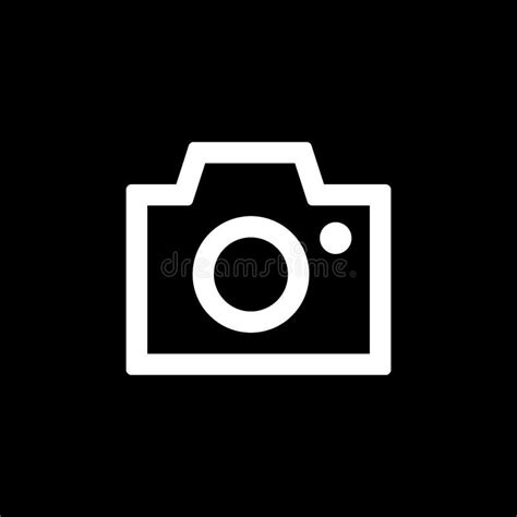 Camera Icon For Simple Flat Style Ui Design Stock Vector Illustration Of Pictogram Business