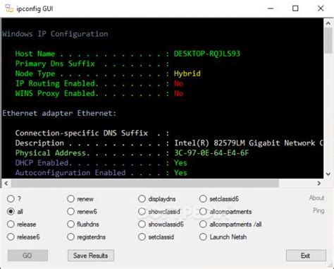 Ipconfig Gui Download Softpedia