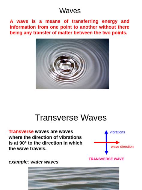 Igcse 31 Propertiesofwaves Pdf Waves Hertz