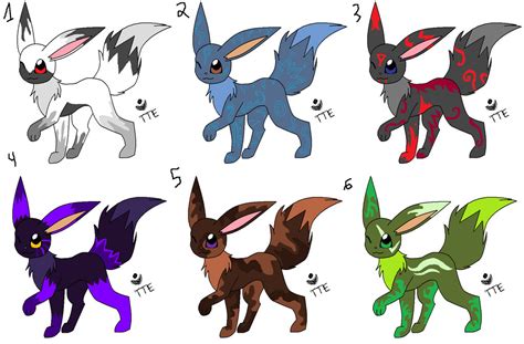 Eevee Adoptables 1 By Shadow Cipher On Deviantart