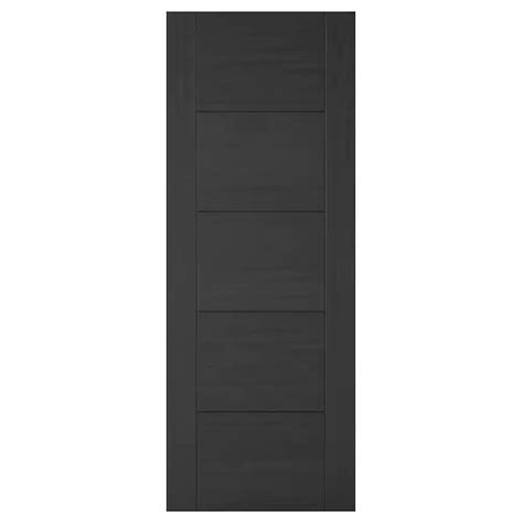 Lpd Vancouver 5 Panel Fire Door Charcoal Black