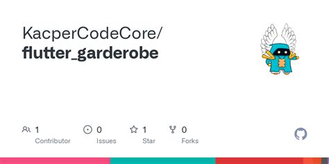 github kacpercodecore flutter garderobe