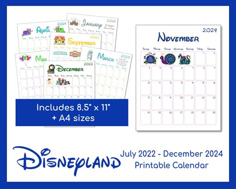 Disney Calendar 2024 Printable Printable Calendar 2025