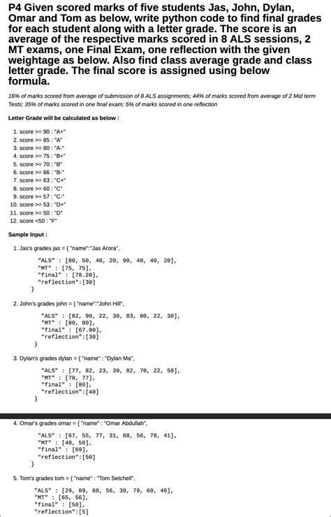 Solved P Given Scored Marks Of Five Students Jas John Chegg