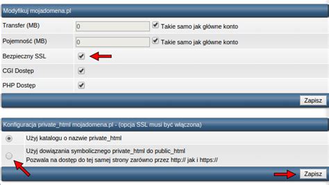 Instalacja Certyfikatu SSL Panel DirectAdmin Serwery Wirtualne