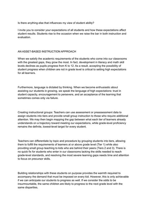 An Asset Based Approach To Instruction And Assessmentpdf
