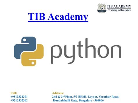 Python Tutorial For Beginner Ppt