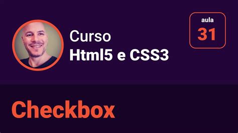 Curso De Html5 E Css3 31 Formulários Checkbox Youtube