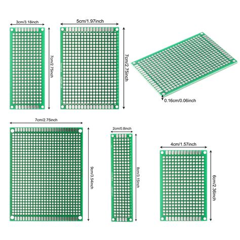 40pcs Pcb Board Prototyping Pcbs Circuit Boards Kit 5 Size Universal Untraced 40pcs Pcb Board Prototyping Pcbs Circuit Boards Kit 5 Size Universal Untraced