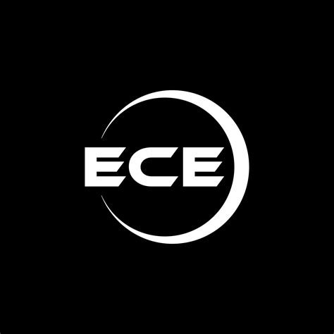 Ece Letter Logo Design In Illustration Vector Logo Calligraphy