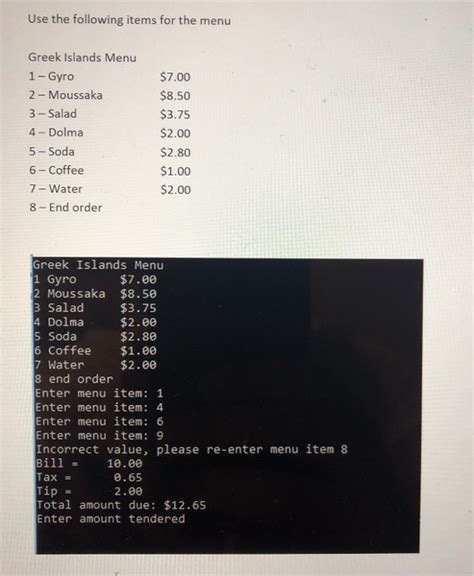 Solved Description Write A Menu Driven C Program For Food Chegg Com