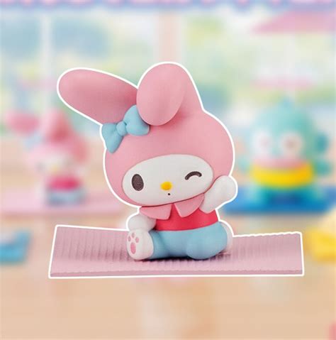 산리오 산리오 캐릭터즈 모두 요가 피규어 마이멜로디 위시버킷