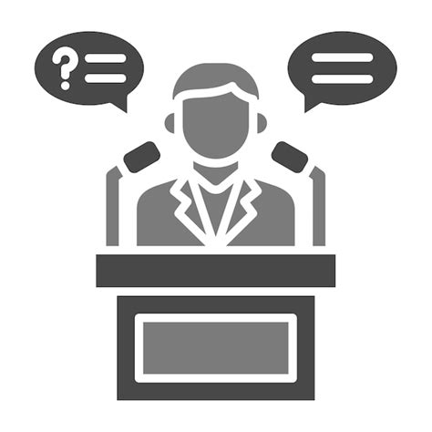 Premium Vector Speech Icon