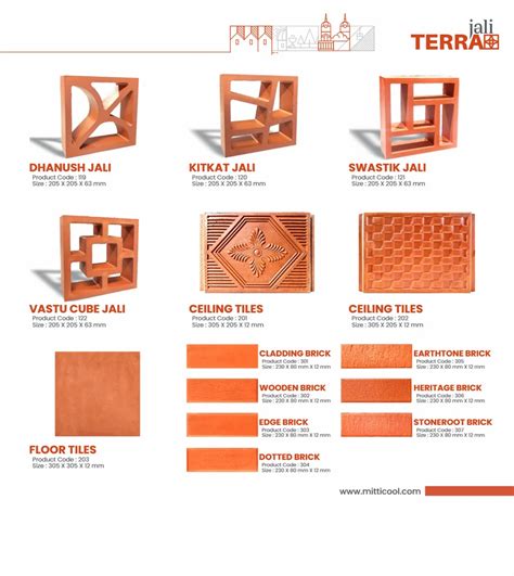 Matte Terracotta Wall Cladding Tiles 8 X 12 Inches At ₹ 7piece In