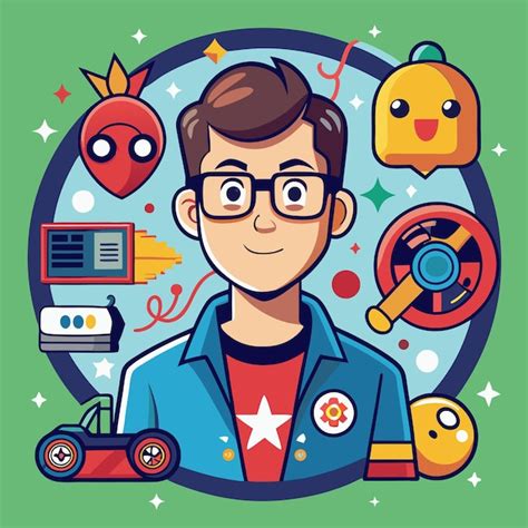 geek culture illustrations vector premium ai generated vector