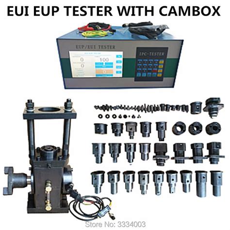 Euieup Tester With Cambox And Camshaft With 4 Camshafts And 23
