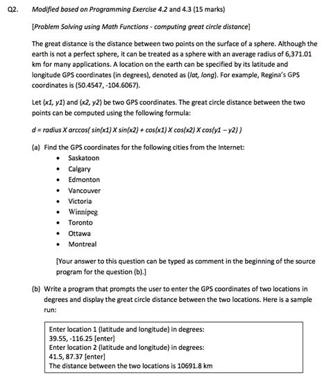 [get answer] q2 modified based on programming exercise 42 and 43 15