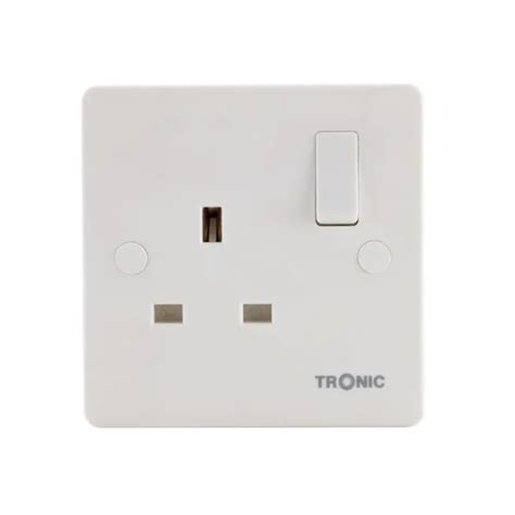 Single Socket 13a White Nuelihardware