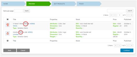 how to bulk edit price for multiple woocommerce variable products using