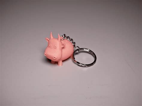 Tiny Cow Keychain 3d Model By 3dprintbunny On Thangs