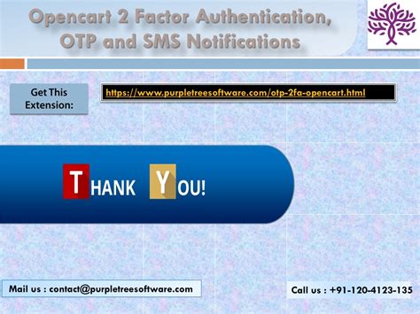 Ppt Opencart 2 Factor Authentication Extension How To Create An Otp Message Template