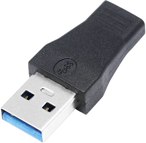 USB 3 0 Type A Male To USB 3 0 Type C Female Gold Plated Connector Converter Adapter Black 1