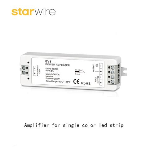 V DC A CH VDC Channel LED Controller Power Amplifier For LED Strip Amplifier And