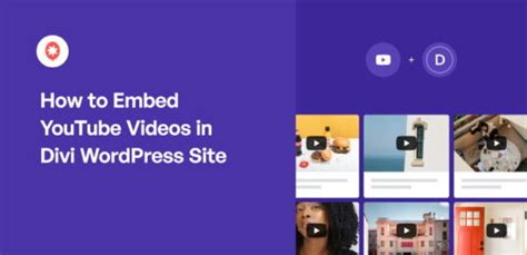 how to embed youtube videos in divi wordpress site [2025]
