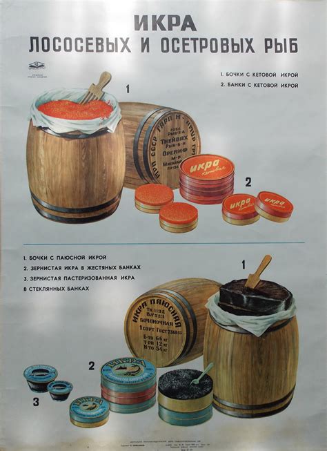 Купить Икра лососевых и осетровых рыб неизвестный художник Россия в Artglobe