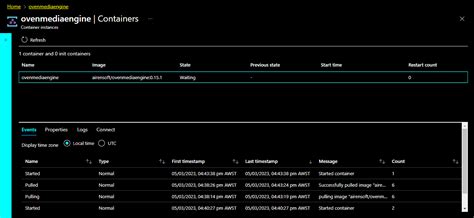 docker image airensoft ovenmediaengine 0 15 1 bootloops on azure