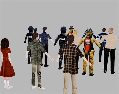 Ps1psx Style Retro Character Pack V1 By Halfhuman