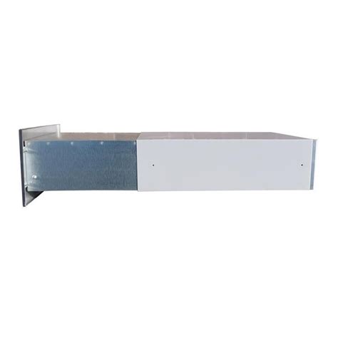 B 042 Stainless Steel Wall Pass Through Mailbox Variable Depth