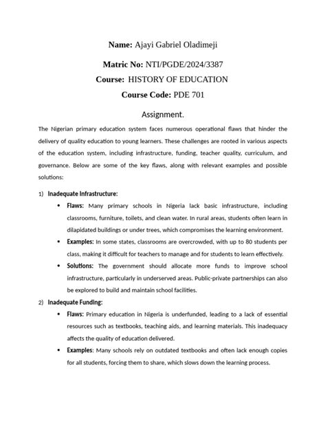 Assignment 701 Pdf