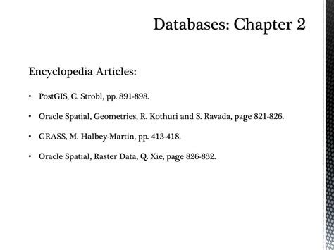 Ppt Databases And Gis Powerpoint Presentation Free Download Id2391862