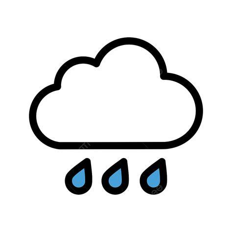 Raining Cloud Clipart Vector Rain Cloud Vector Icon Cloud Icons Rain Icons Rain Cloud Png