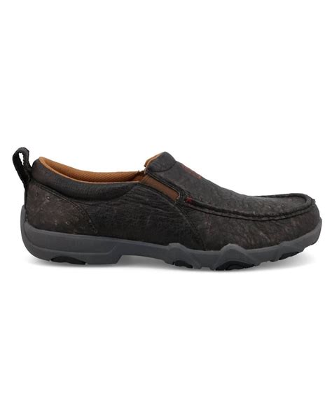 Twisted X Slip On Ultralite X Driving Moc Shoes In Black For Men Lyst