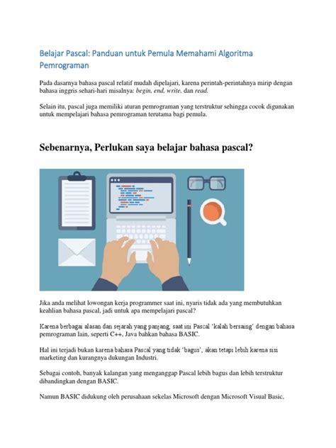 Belajar Pascal Pdf Komputer Teknologi And Rekayasa