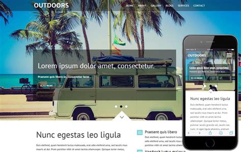 9 Free And Premium Bootstrap Responsive Travel Templates