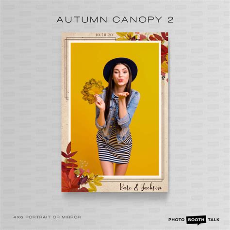 Autumn Canopy 2 Portrait Mirror For Canva Photo Booth Talk