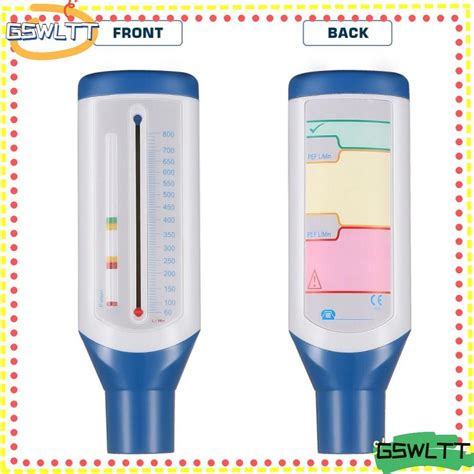 Gswltt Expiratory Flow Monitor Handheld Useful Asthma Monitor Multi