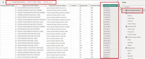 formatting dates numbers and times with the format function in power